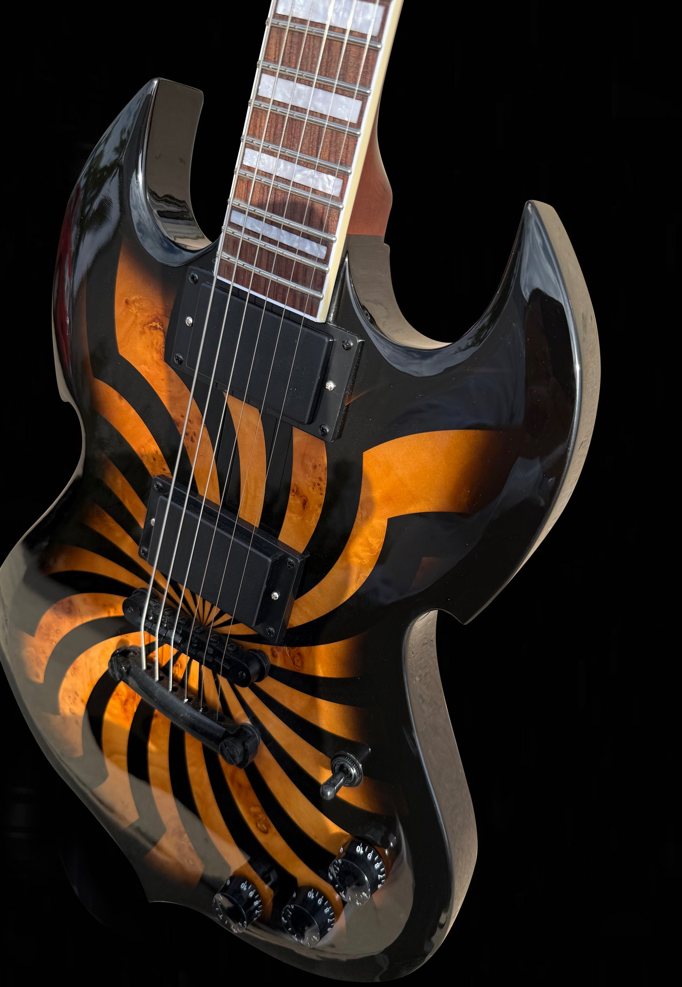 New Firefly FFLGS Electric Guitar ( (Brown Woden God Color ) – GUITARS ...